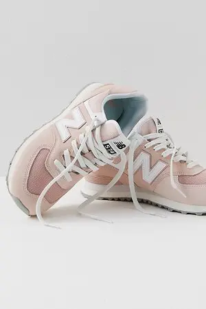 NEW BALANCE New Balance 574 Lace-Up Sneakers Pink / White