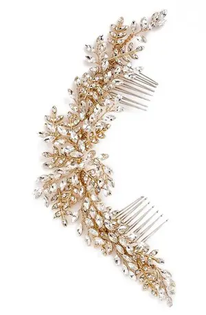 Brides & Hairpins Serena Crystal Hair Comb - Gold