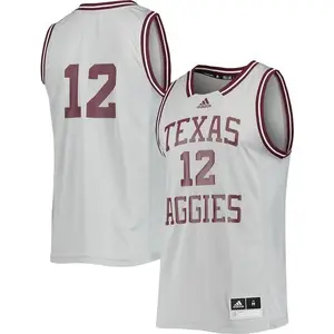 Adidas 12 Texas A&m Aggies Reverse Retro Jersey - Gray