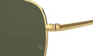 Ray-ban 61mm Aviator Sunglasses - Gold