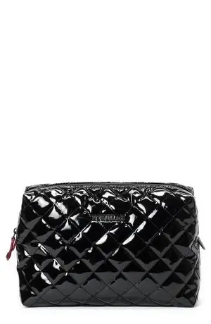 Mz Wallace Mica Quilted Nylon Cosmetics Case