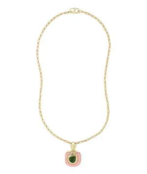 Retrouvai 14-karat Opal And Tourmaline Necklace