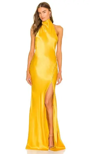 SAU LEE Penelope Gown - Gold
