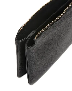 Whistles Elita Double Pouch Clutch - Black