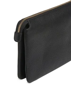 Whistles Elita Double Pouch Clutch - Black
