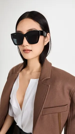 AIRE Haedus Cateye Sunglasses - Black