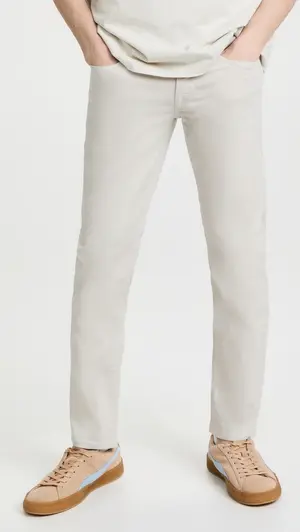 FRAME L'homme Slim Twill Jeans - Milk Beige