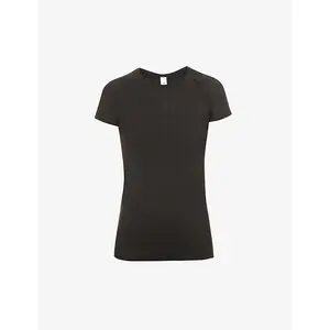 Lululemon Swiftly Tech 2.0 Short-sleeve Stretch-knit T-shirt - Black/black