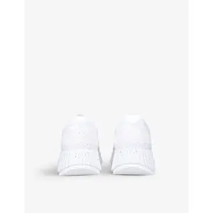 Chloé Nama Embroidered Suede And Mesh Trainers - White