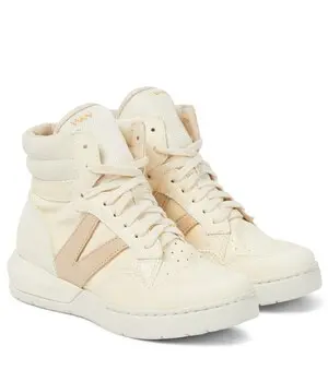 Visvim Chamberlain Leather High-top Sneakers