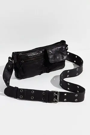 Free People Wade Leather Sling Bag