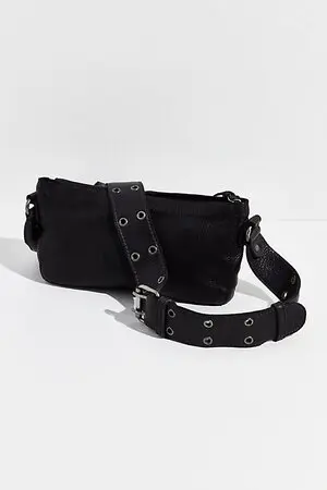 Free People Wade Leather Sling Bag