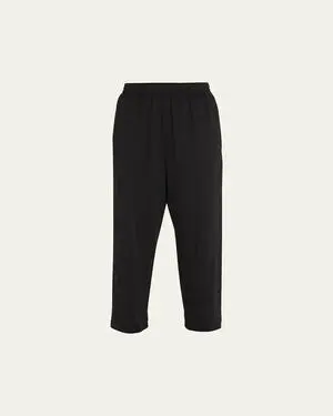 Eskandar Pima Cotton Trousers - Black