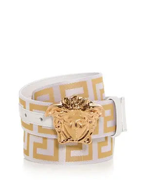 Versace Medusa Buckle Woven Belt