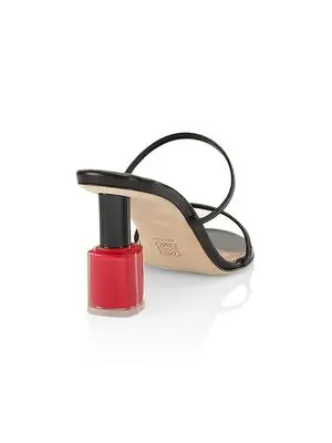 Loewe Nail Polish Leather Mules