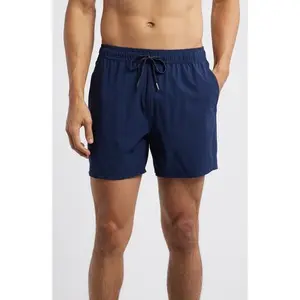 FAIR HARBOR The Bungalow Water Repellent Swim Trunks - Navy