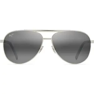 Maui Jim Seacliff 61mm Polarized Aviator Sunglasses
