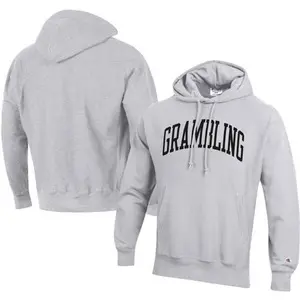 Champion Grambling Tigers Tall Arch Pullover Hoodie - Gray