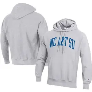 Champion North Carolina A&t Aggies Tall Arch Pullover Hoodie - Gray