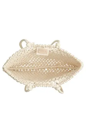 Clare V. Sandy Woven Market Tote - Natural