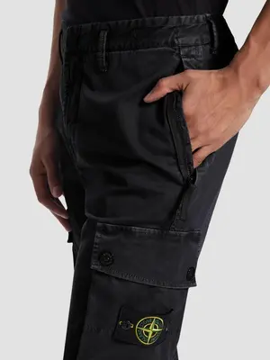 Stone Island Broken Twill Cotton Trousers