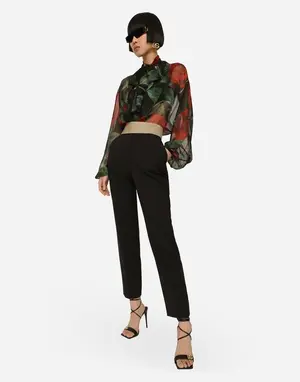 Dolce & Gabbana High-waist Crystal Mesh Belt