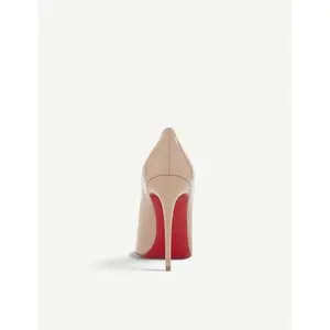 CHRISTIAN LOUBOUTIN Kate 100 Patent Leather Courts - Nude 6248