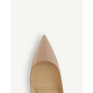 CHRISTIAN LOUBOUTIN Kate 100 Patent Leather Courts - Nude 6248