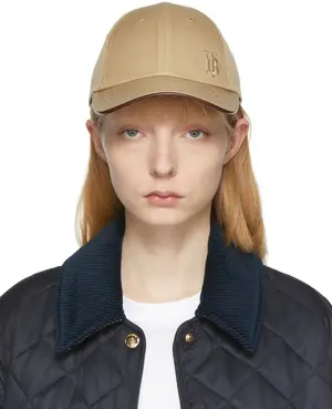 Burberry Monogram Motif Baseball Cap In Honey - 60% Off  display picture 2