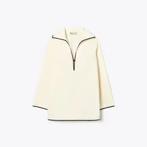 Tory Burch Cotton Poplin Tunic - French Cream