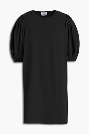 GANNI Crepe Mini Dress