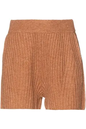 Rag & Bone Maxine Ribbed Merino Wool-blend Shorts