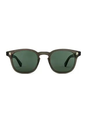 Garrett Leight Ace Sun Sunglasses Black Glass
