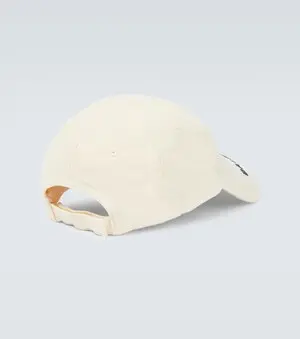 Balenciaga Logo Baseball Cap - White