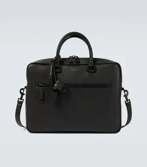 Saint Laurent Sac De Jour Leather Briefcase - Black