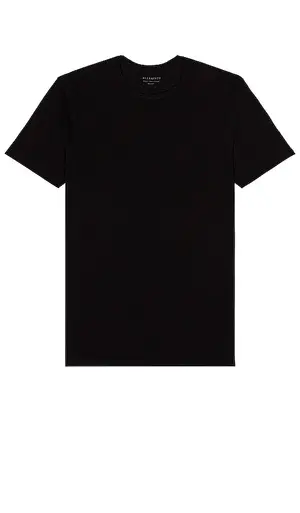 ALLSAINTS Figure Crew Tee In Black - Jet Black