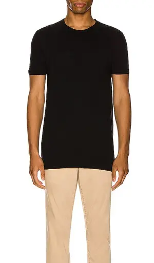 ALLSAINTS Figure Crew Tee In Black - Jet Black