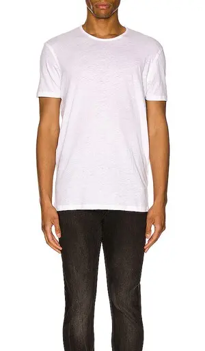ALLSAINTS Figure Crew Tee In White - Optic White
