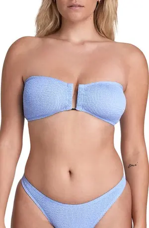 Bond Eye Blake Bandeau Bikini Top Sky Blue