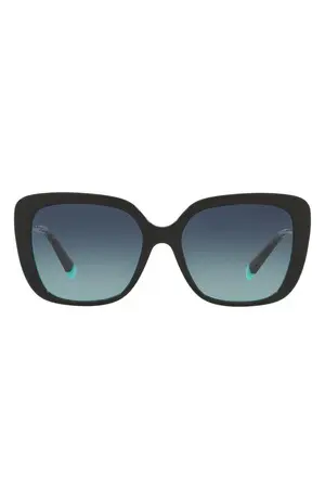 Tiffany & Co. Tiffany & Co. 55mm Butterfly Sunglasses Black Blue