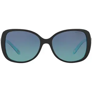 Tiffany & Co. 55mm Butterfly Sunglasses - Black/blue Gradient