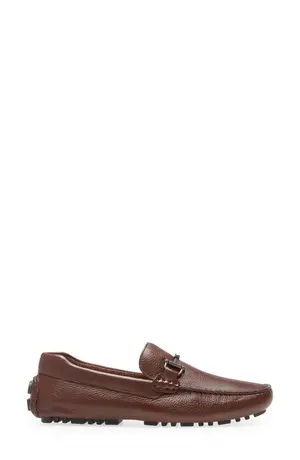 Nordstrom Bit Driving Loafer - Brown Leather