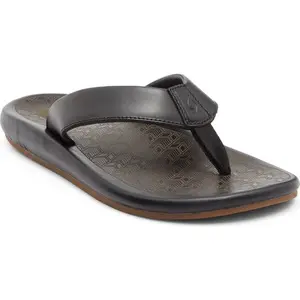 Olukai Ilikai Flip Flop - Black/black