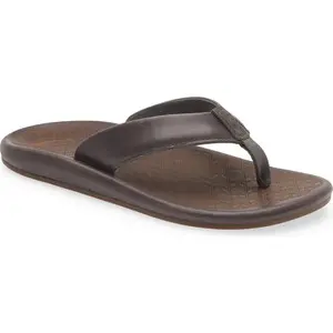 Olukai Ilikai Flip Flop - Charcoal