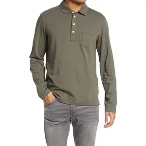 Billy Reid Long Sleeve Polos For Men
