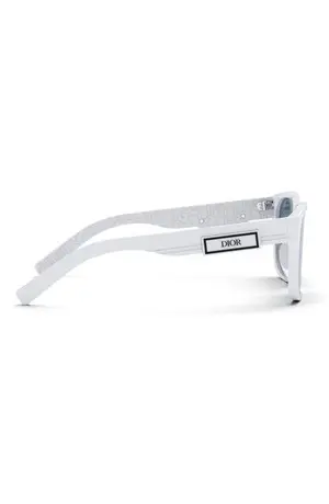 Dior B23 S2f 58mm Rectangular Sunglasses
