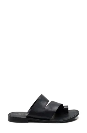 Free People Abilene Toe Loop Sandal - Washed Black