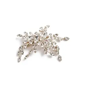Brides & Hairpins Isadora Crystal Hair Clip - Gold