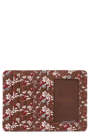 Hobo Euro Slide Leather Credit Card Case Ditzy Floral
