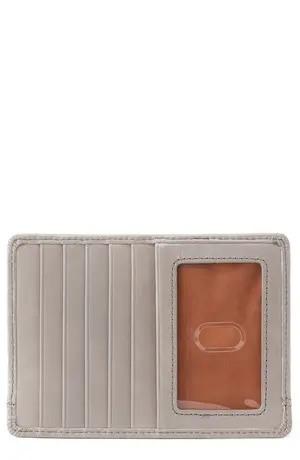 Hobo Euro Slide Leather Credit Card Case Driftwood